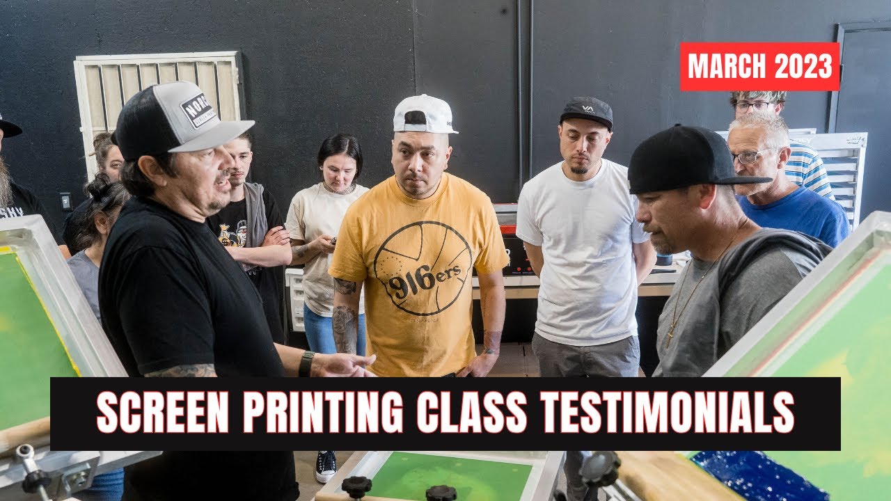 March 2023 Screen Printing Class Testimonials - # ...