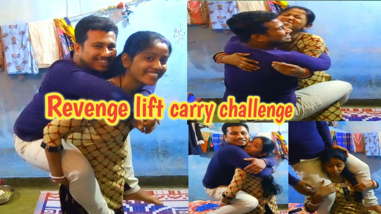 🎒😲revenge most funny lift carry challenge//Hip carry challenge ...
