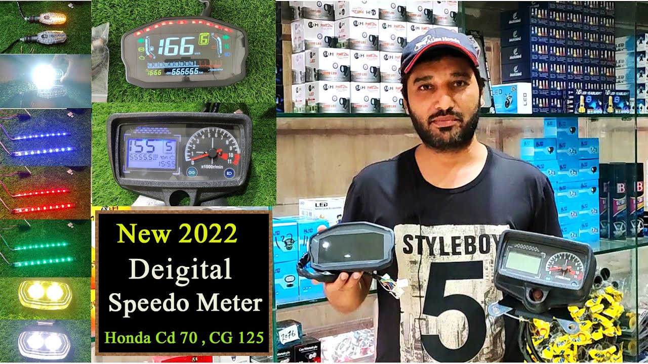 New Digital speedo meter for cd70 2022 || #Autopoint #motorcycle # ...