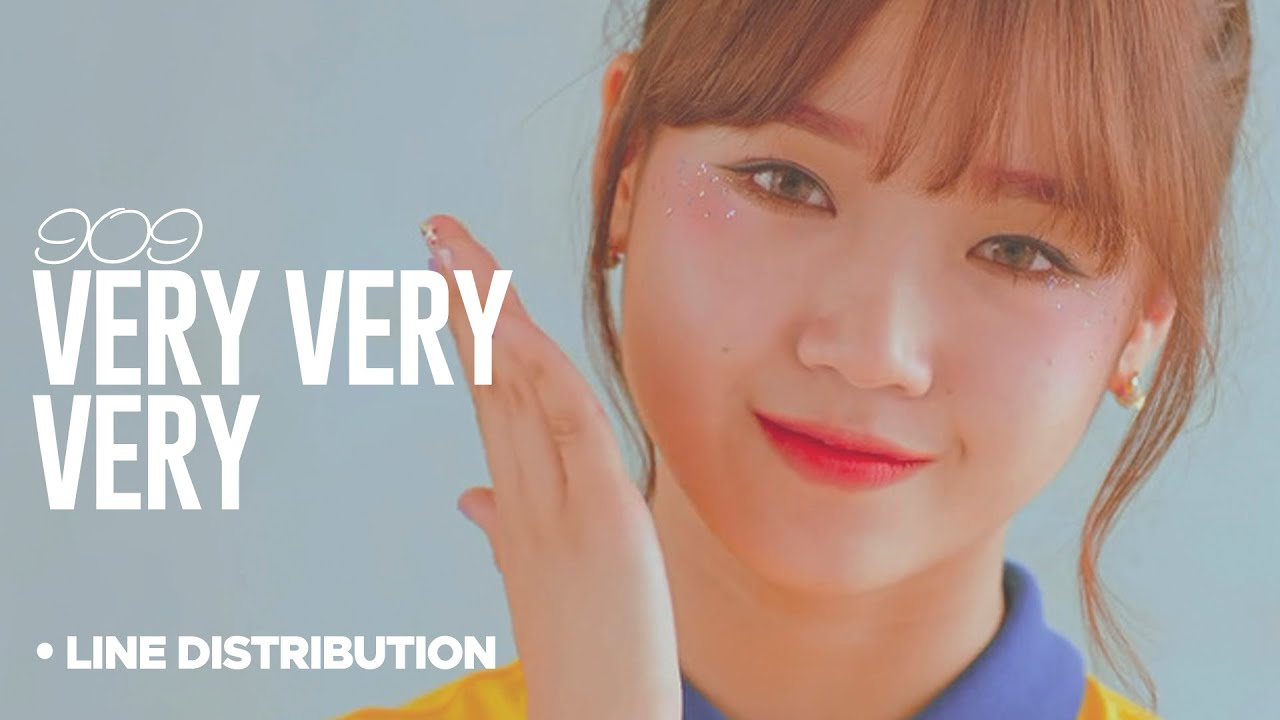 I.O.I - Very Very Very : Line Distribution (Color Coded) - YouTube