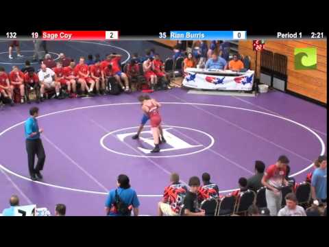 132 Sage Coy vs. Rian Burris - YouTube