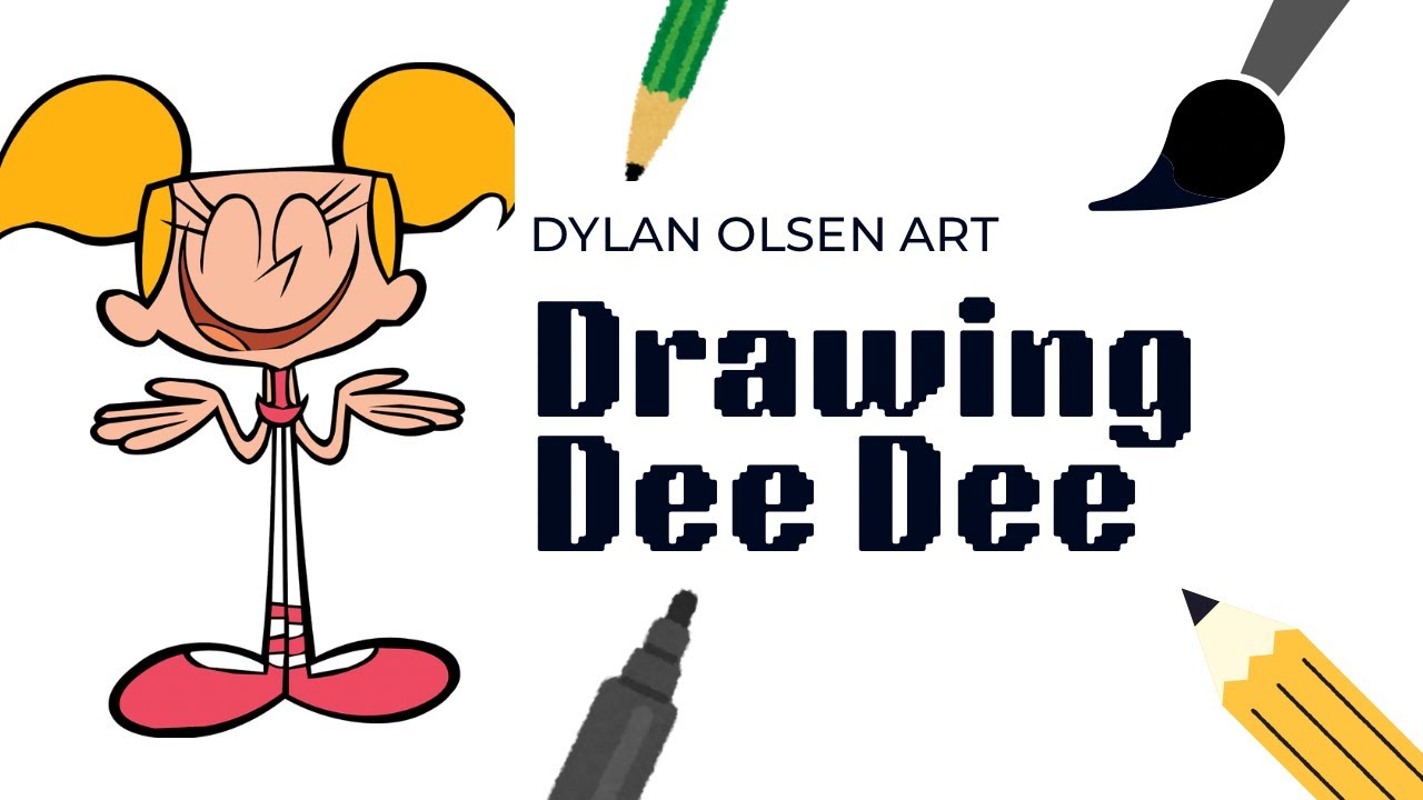 How to Draw Dee Dee from Dexter’s Laboratory - YouTube