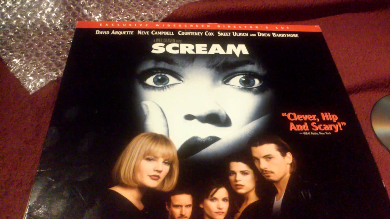 Laser Disc of Scream (from an upcoming Video) - YouTube