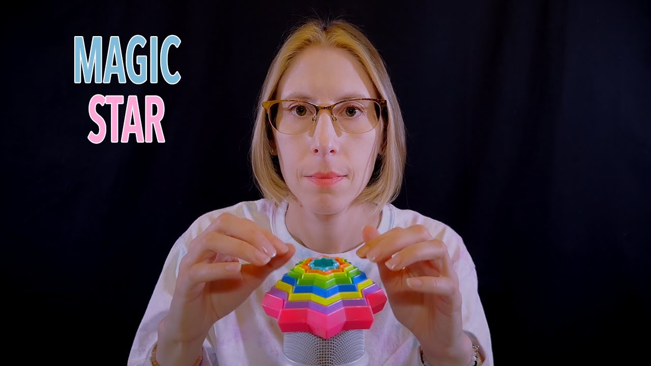 ASMR | Magic Circle Toy - plastic clacking, mic play, no talking (intro ...