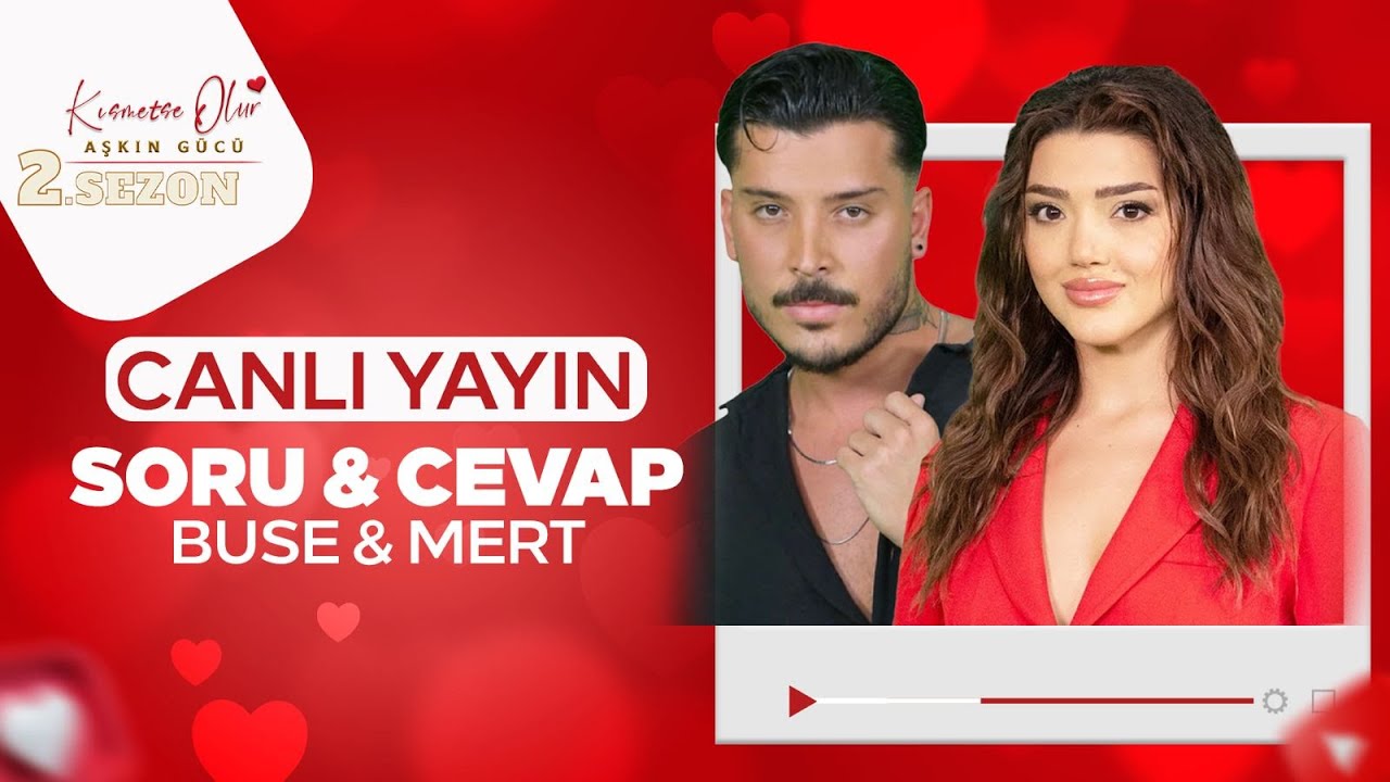 Canlı Yayın Buse ve Mert Sorularınızı Cevaplıyor | Kısmetse Olur: Aşkın Gücü - YouTube