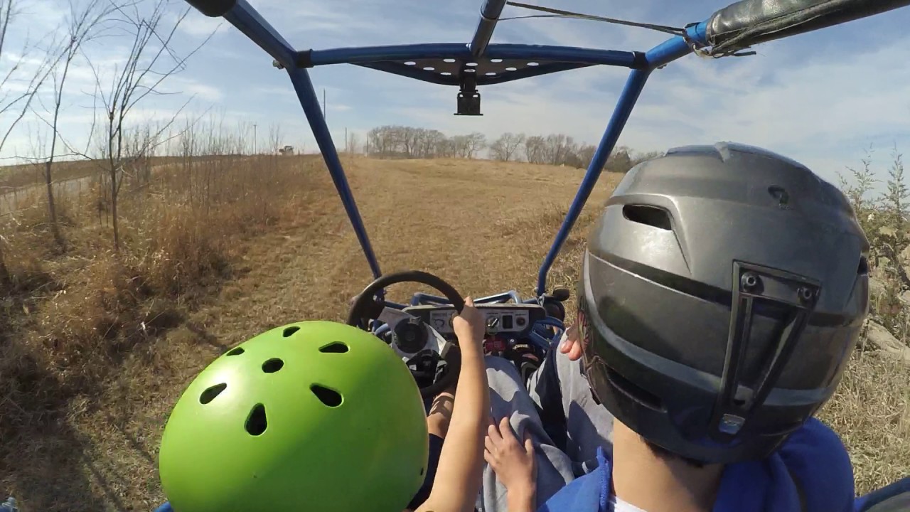 First time driving the Hammerhead Twister go-kart - YouTube