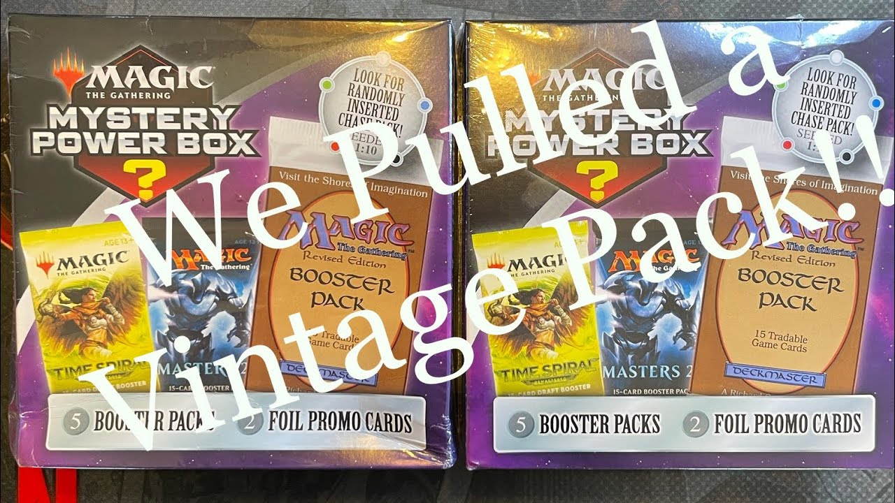 MTG Mystery Power Box | Vintage pack pulled - YouTube