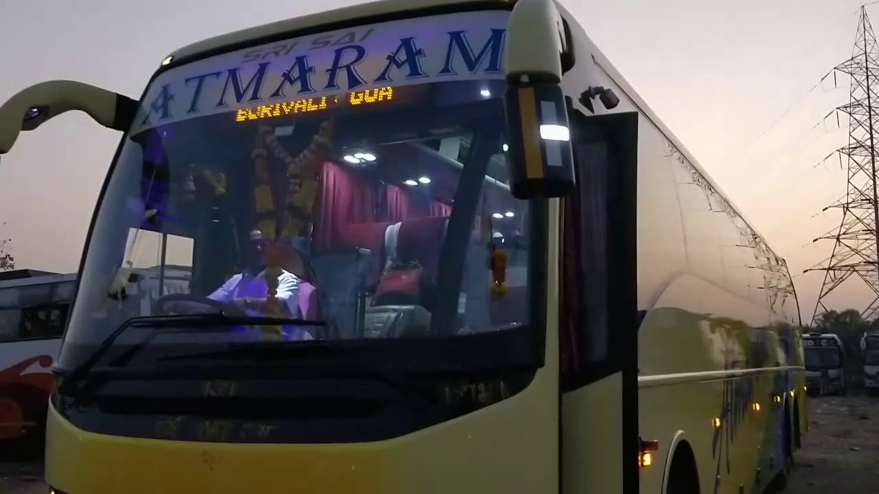SRI SAI ATMARAM VOLVO B11R MUMBAI TO GOA NIGHT QUEEN - YouTube