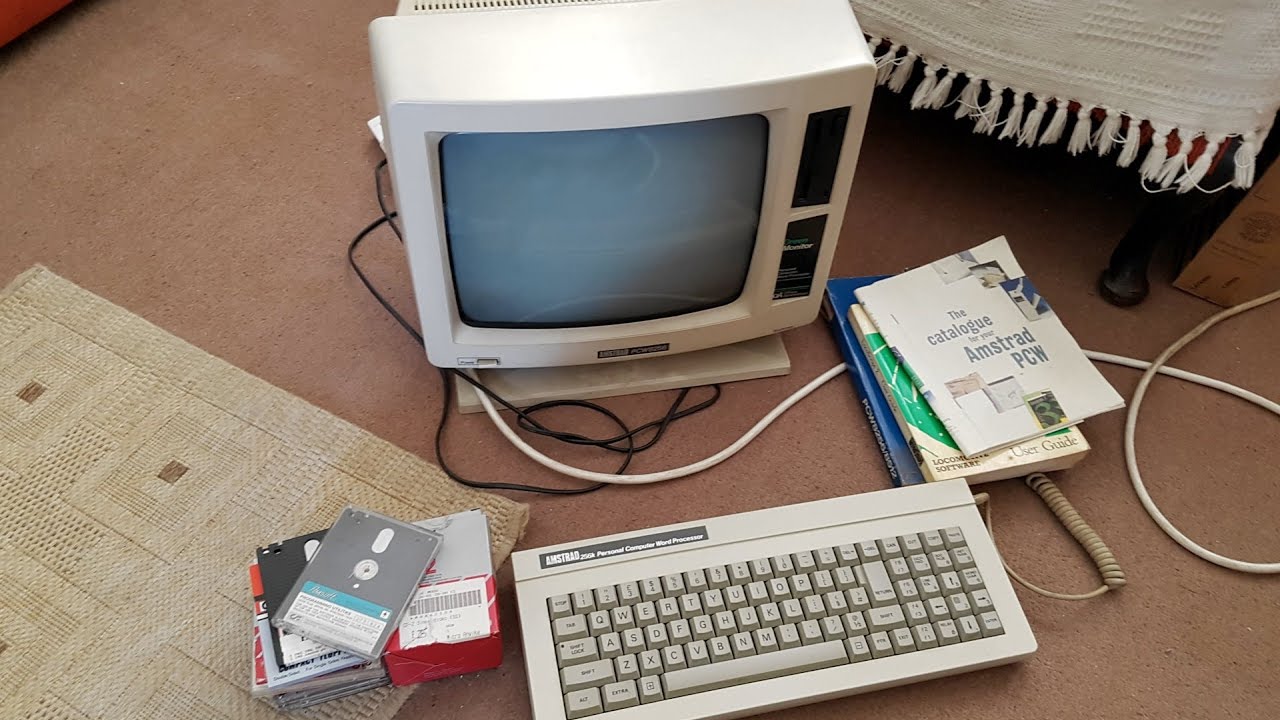 Revisiting the Amstrad PCW 8256 - YouTube