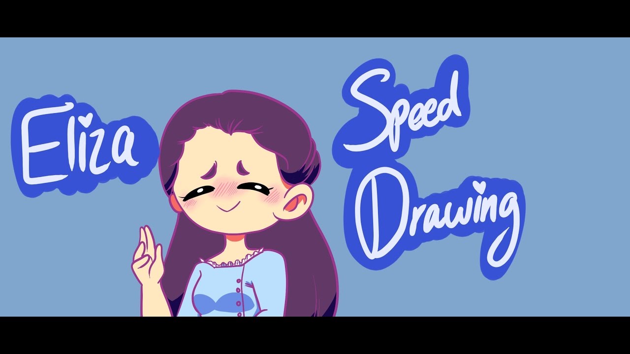 📃💙Eliza (Hamilton) SPEED DRAWING📃💙 - YouTube