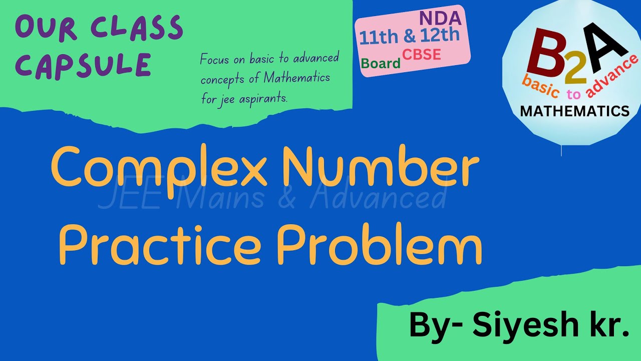 Complex No. Practice-4 - YouTube