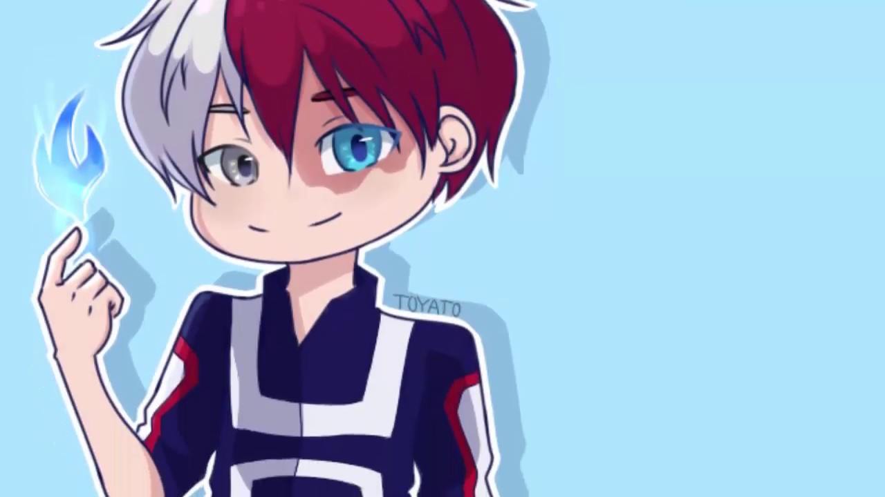 BHNA SPEEDPAINT - Chibi Todoroki - YouTube