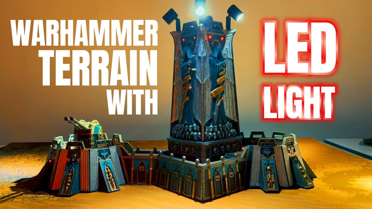 How to use LED lights in Warhammer Terrain | Fortress of Redemption ...