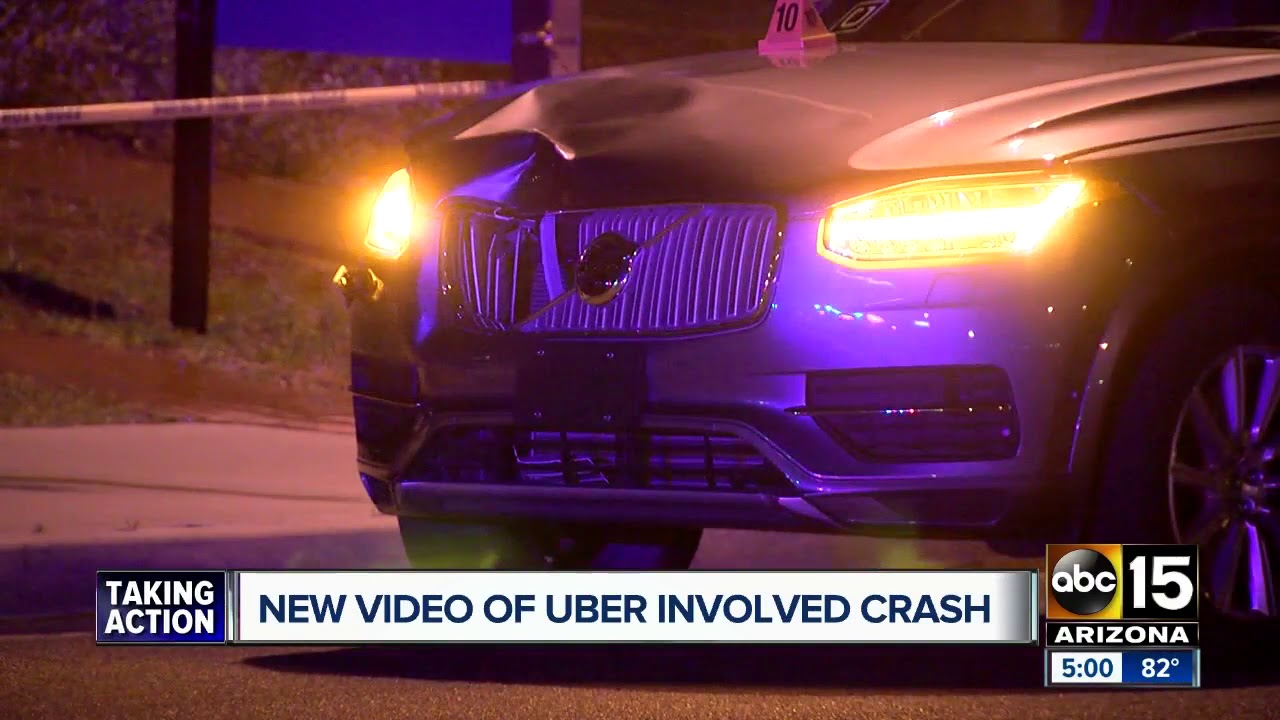 Police release video of deadly Uber crash in Arizona - YouTube