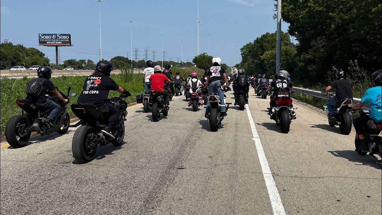 Day 3 pre night ride . Exploring Chicago incredible scenery @brian636 ...