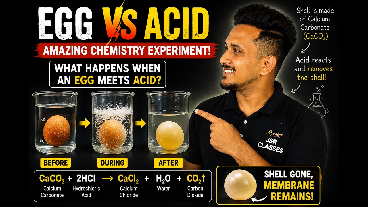 Egg vs. Acid: Unveiling the Astonishing Chemical Reaction! - YouTube