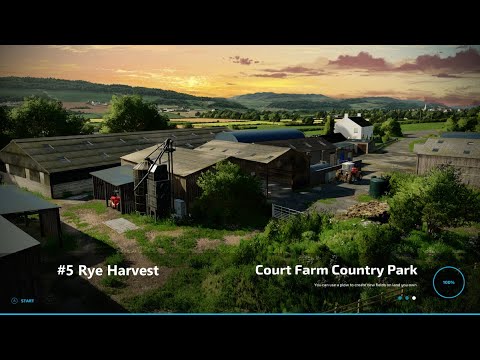 #5 Rye Harvest | FS22 | Let's Play Court Farm - YouTube