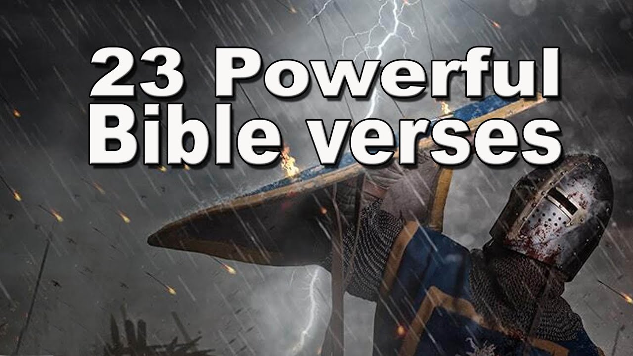 23 Powerful Bible Verses - YouTube
