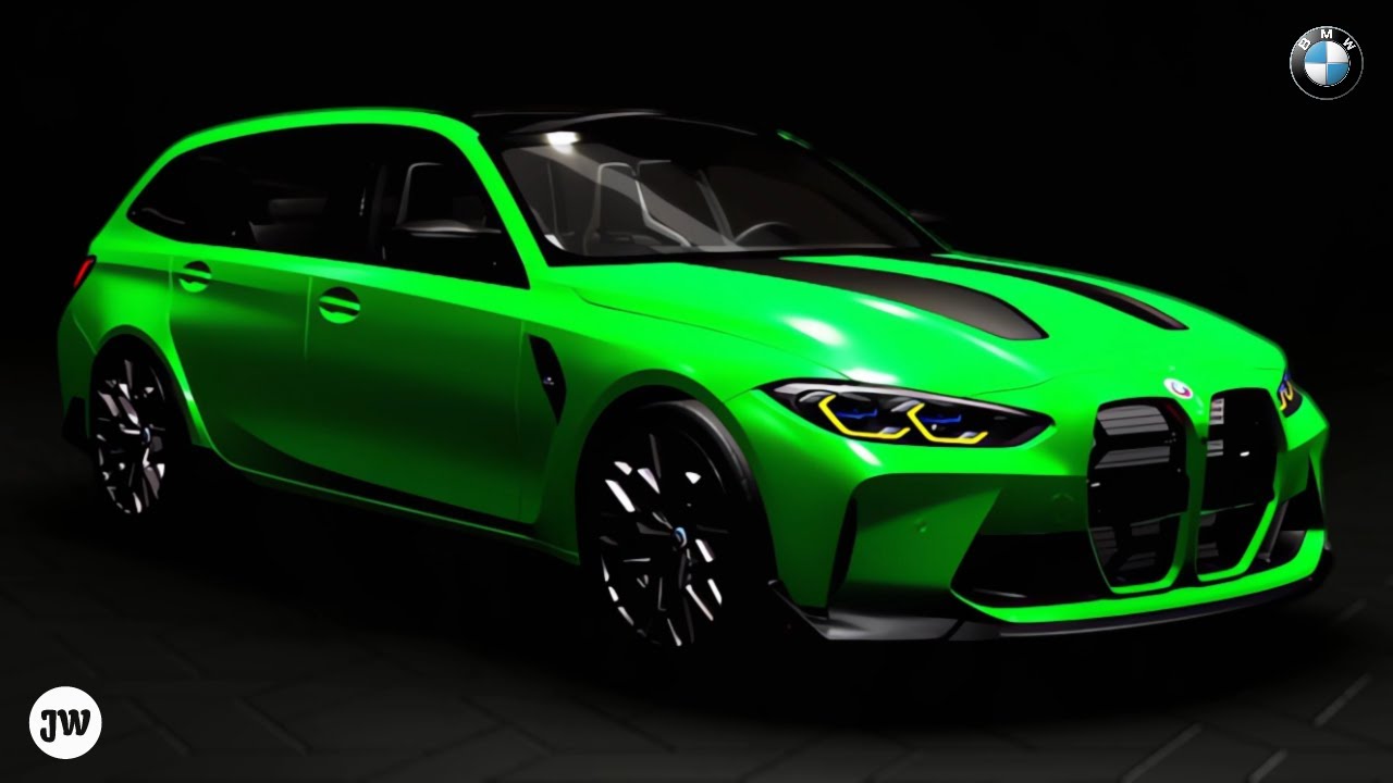 SIGNAL GREEN BMW G81 M3 CS TOURING - YouTube