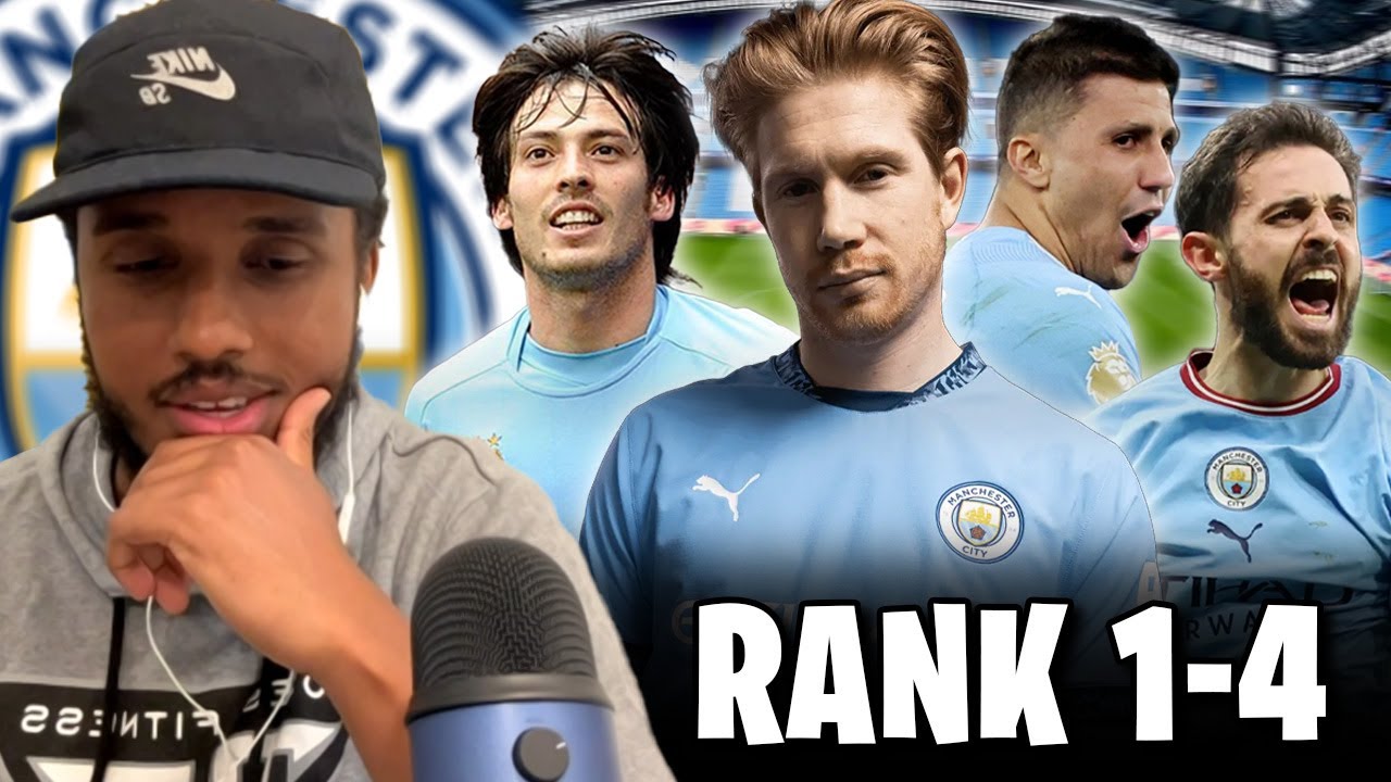 RANK THESE 4: RODRI, KDB, BERNARDO, D SILVA - YouTube