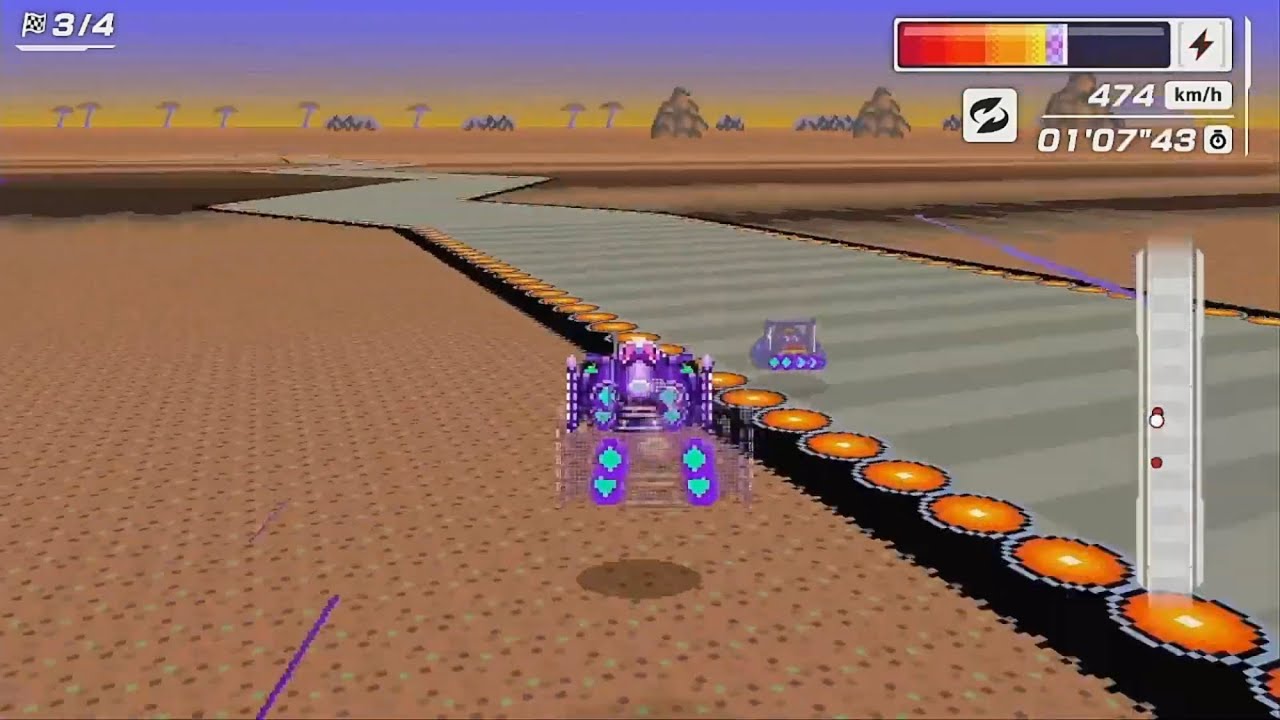 F-Zero 99 - Mirror - Red Canyon II - Blue Falcon - 1'55"11 [World ...