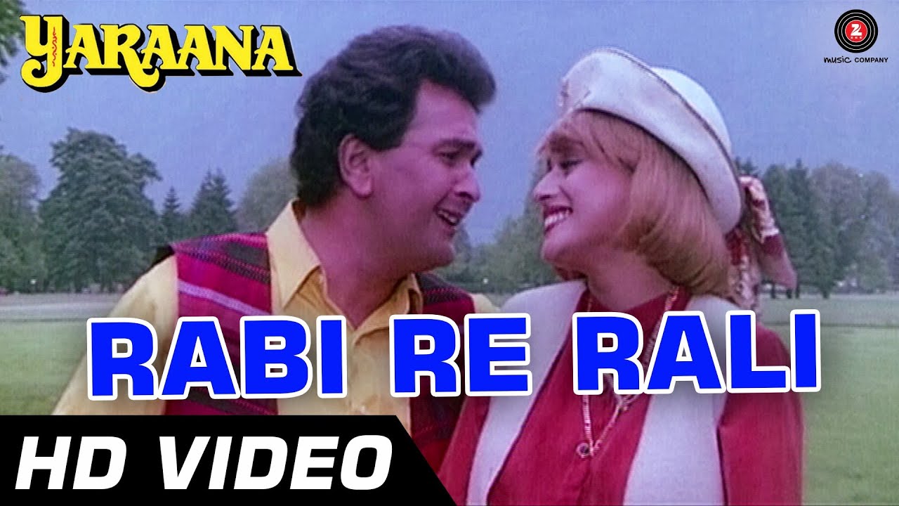 Rabi Re Rali | Yaraana [1995] | Rishi Kapoor, Madhuri Dixit | Romantic ...