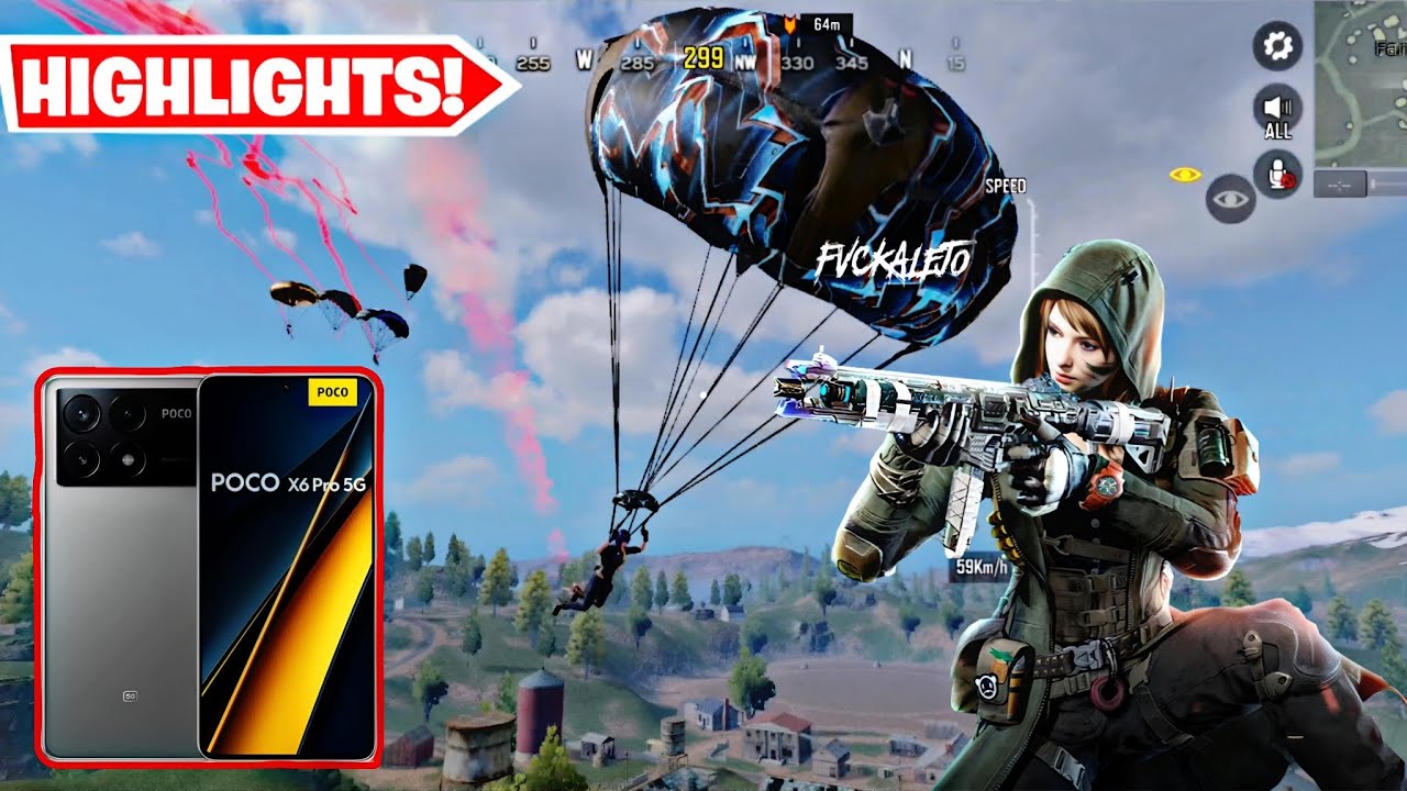 Poco X6 Pro | Call of Duty Mobile Gameplay | Max Graphics 8 minute highlights | IN BR season 8 ...