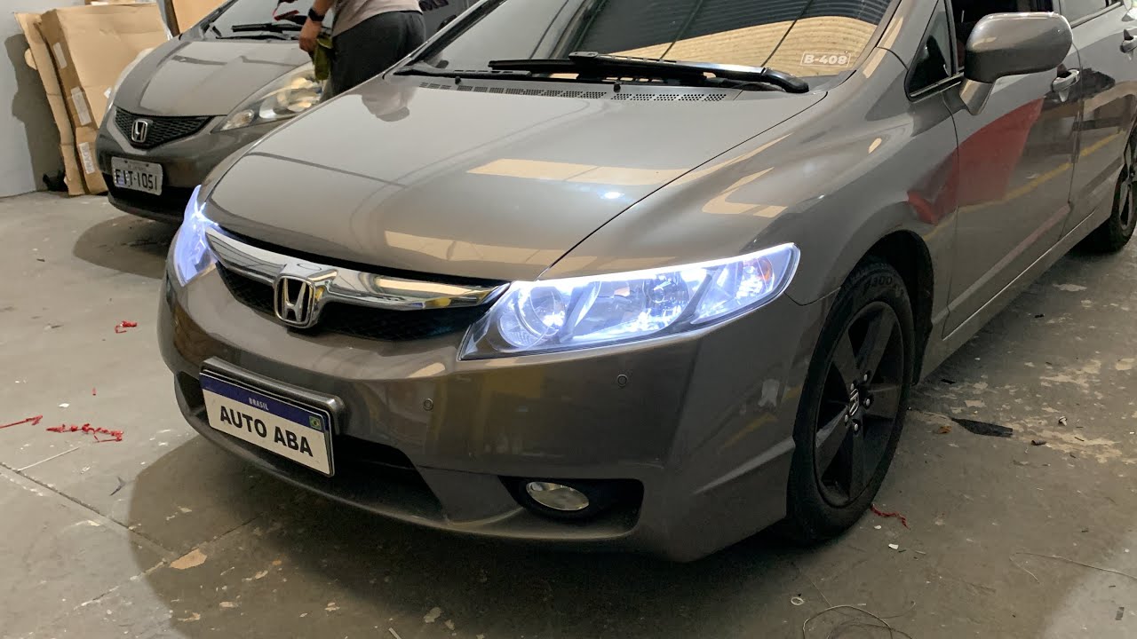 HONDA CIVIC G8 Instalamos as Fitas Leds com Setas Sequenciais e ...