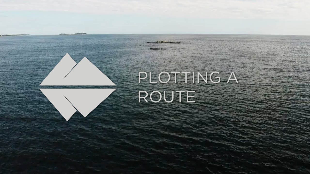 RNAV Workspace - Plotting a Route - YouTube