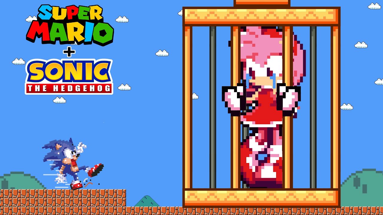 SONIC vs the Giant AMY ROSE Maze - If Sonic Love Amy | Game Animation ...