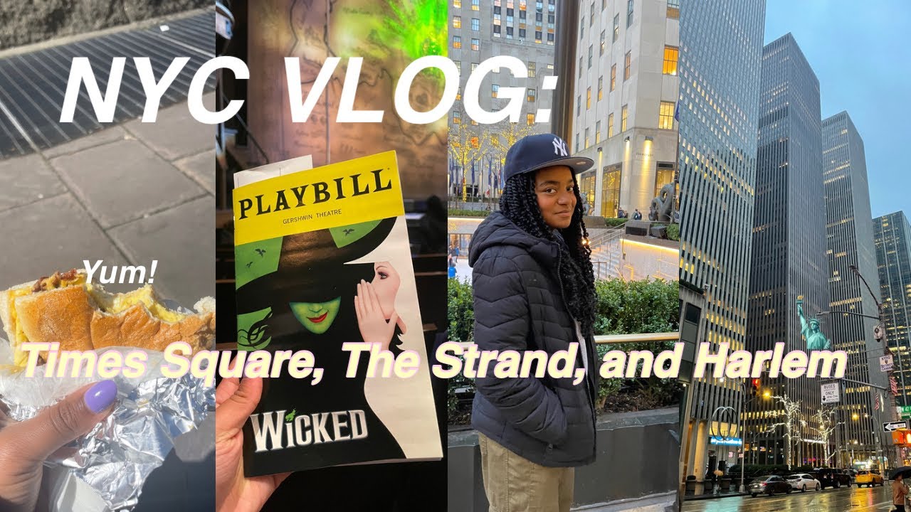 NYC Vlog🗽💗: Exploring Times Square, trying NYC Pizza 🍕, lovin Harlem ...