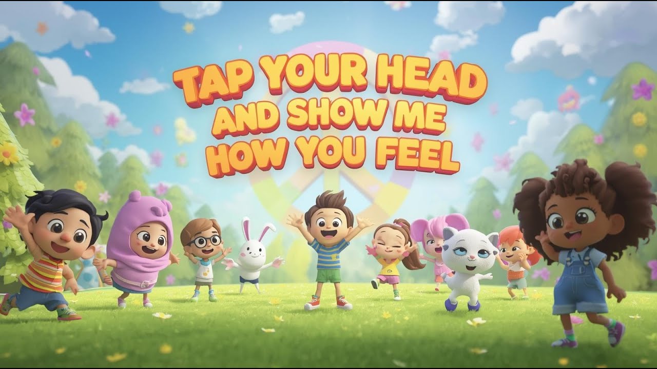 Tap Your Head and Show Me How You Feel | Body Parts & Feelings Song ...