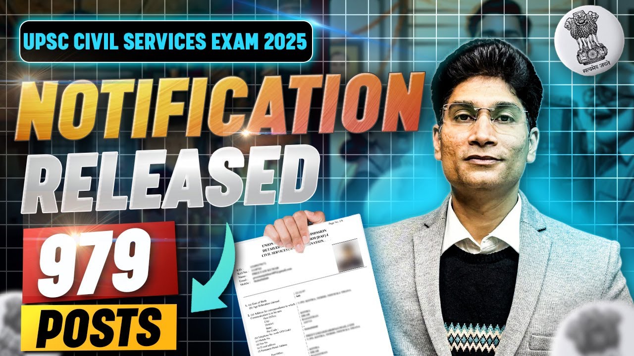 UPSC ( Civil services exam -2025 ) Notification Released..Countdown ...