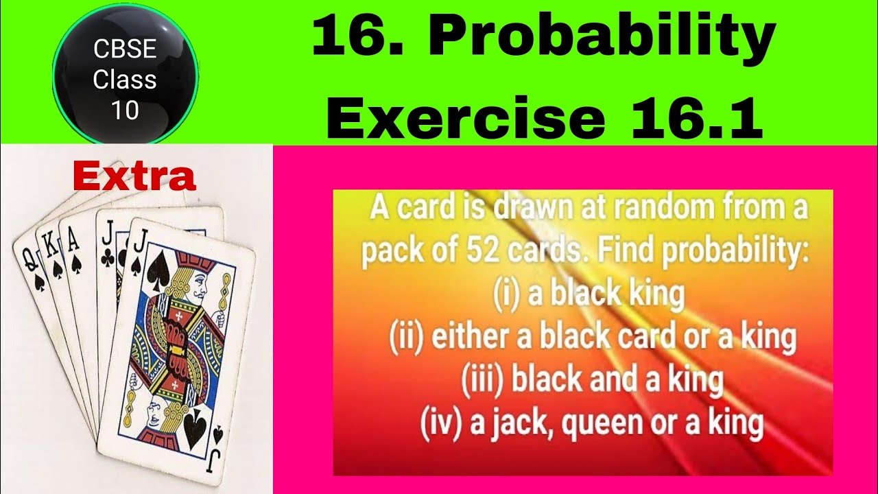 A Card Is Drawn At Random From A Pack Of 52 Cards Find Probability i A Card Is Drawn At Random From A Pack Of 52 Cards Find Probability i
