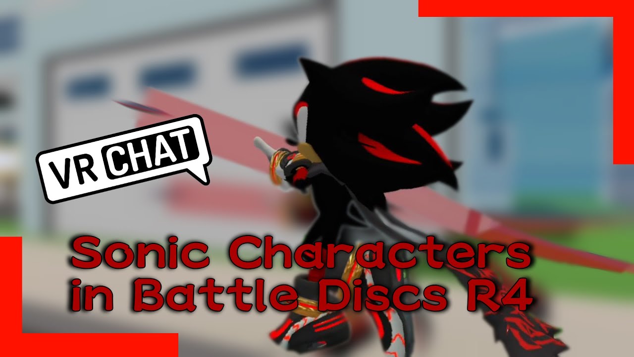Sonic Characters play Battle Discs R4 | VrChat - YouTube