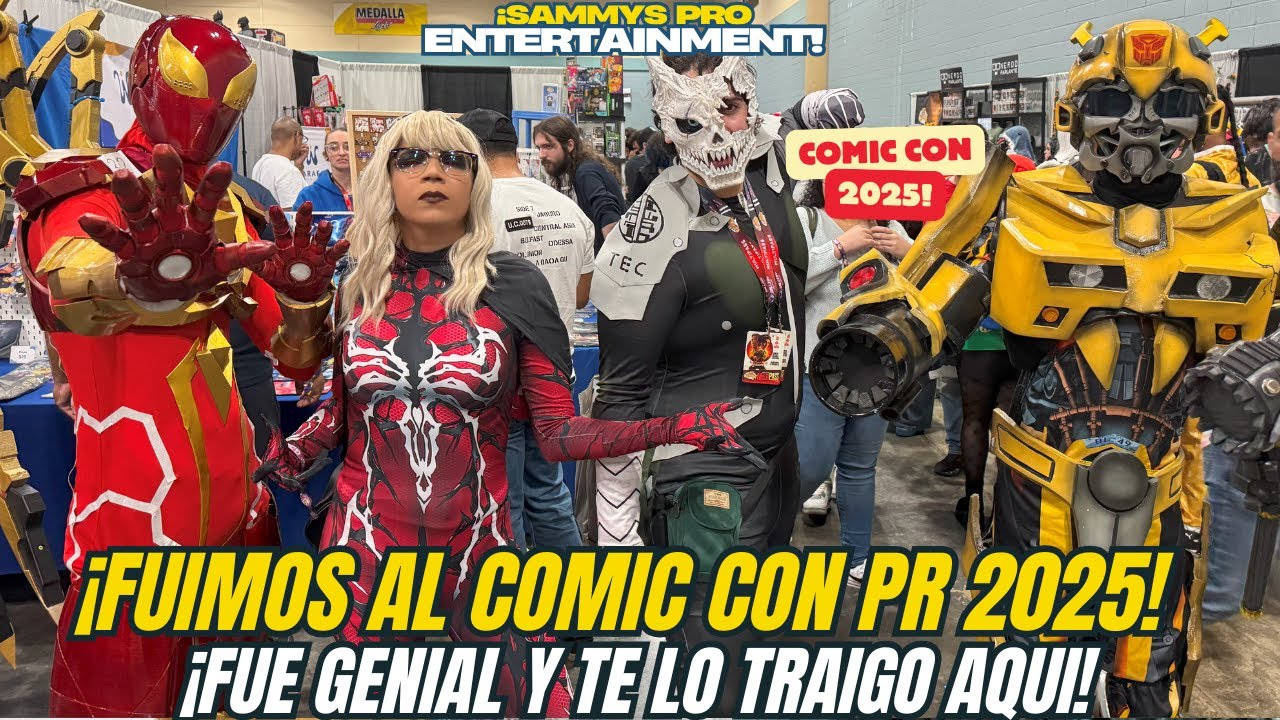 ¡Fuimos al Puerto Rico COMIC CON 2025 y te lo contamos TODO! - YouTube