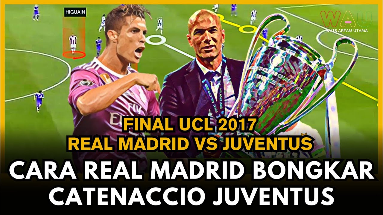 CARA REAL MADRID MENANG UCL 2017 || REVIEW FINAL UCL 2017 MADRID VS ...