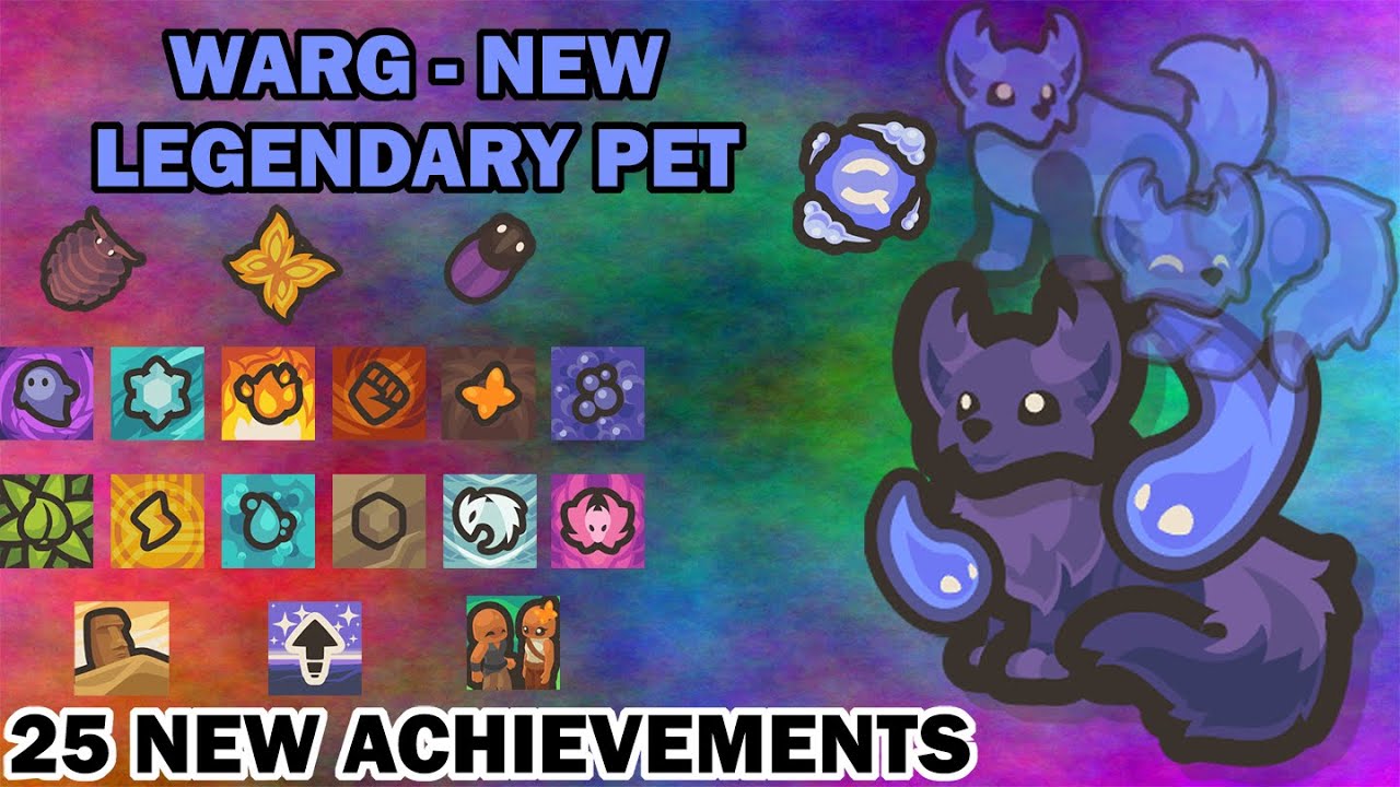 [TAMING.IO] NEW LEGENDARY PET - WARG + 25 NEW ACHIEVEMENTS! - YouTube