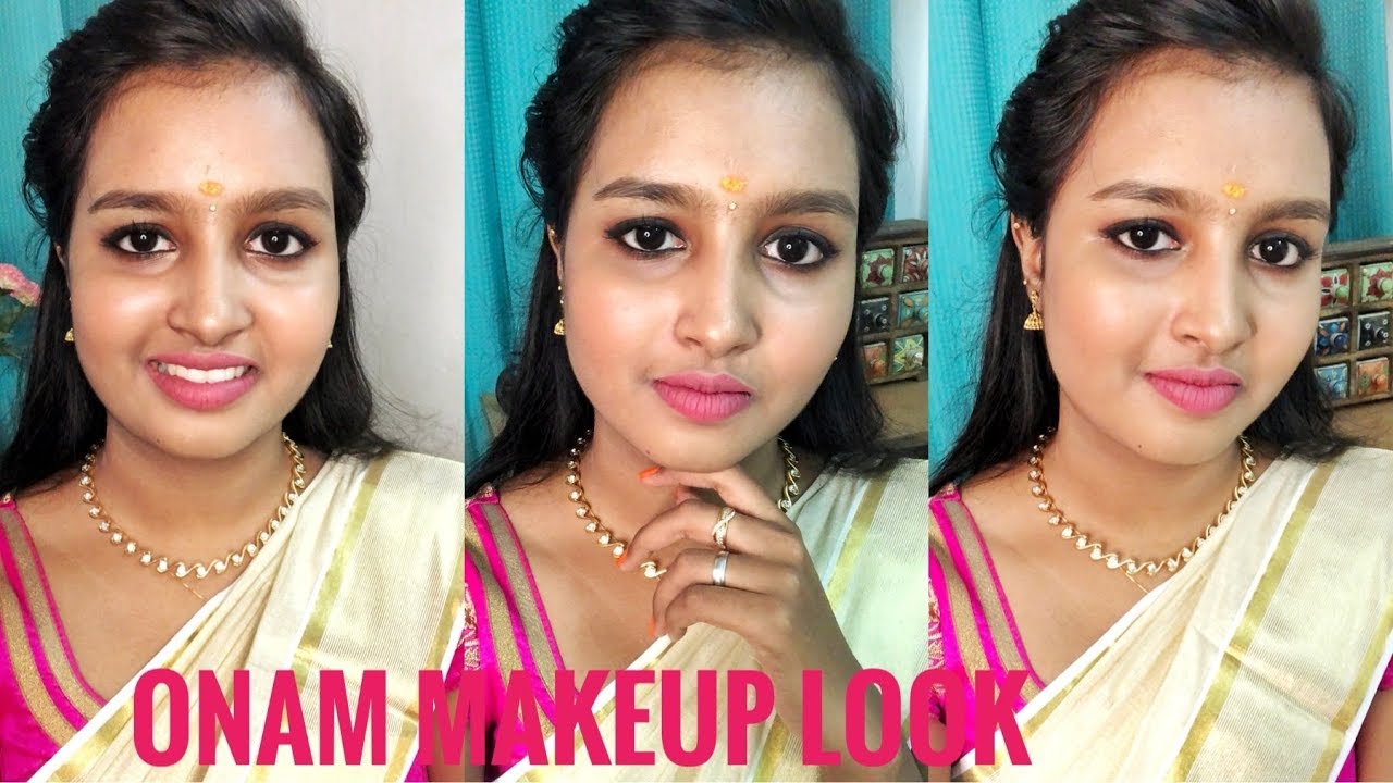 ONAM MAKEUP LOOK|| Festive look|| Makeover - YouTube