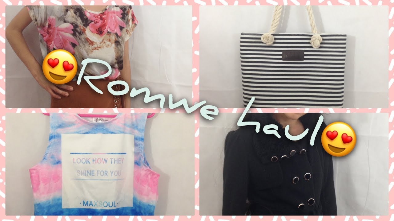 😍11 year old tries romwe Haul😍 is it a scam!!?? - YouTube