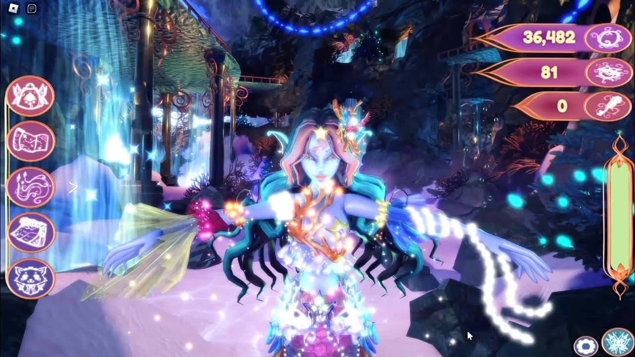 ️ Showcasing "The Glimmering Grotto 💧" - The Mythical Guardians [Roblox ...
