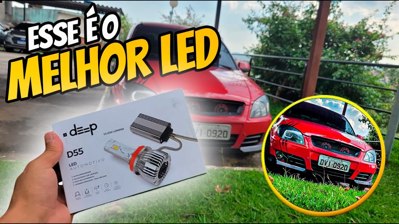 INSTALEI OO MELHOR LED PARA PROJETOR - LED DA DEEL D55 - YouTube