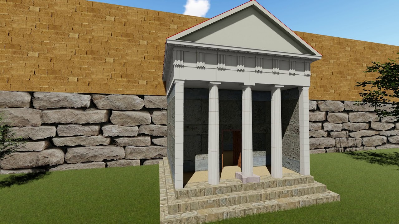 Билазора антички храм, виртуелна реконструкција / Bylazora аncient ...