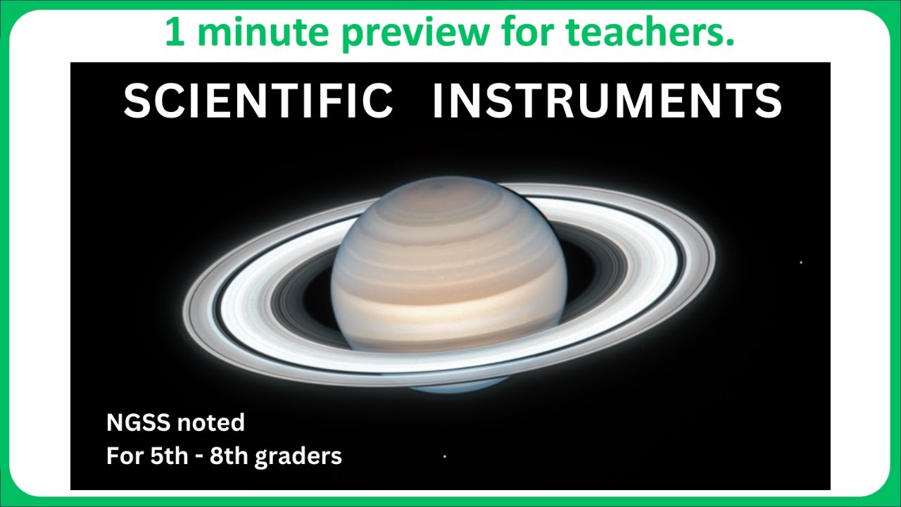 1 minute preview of "Scientific Instruments" educational science video ...