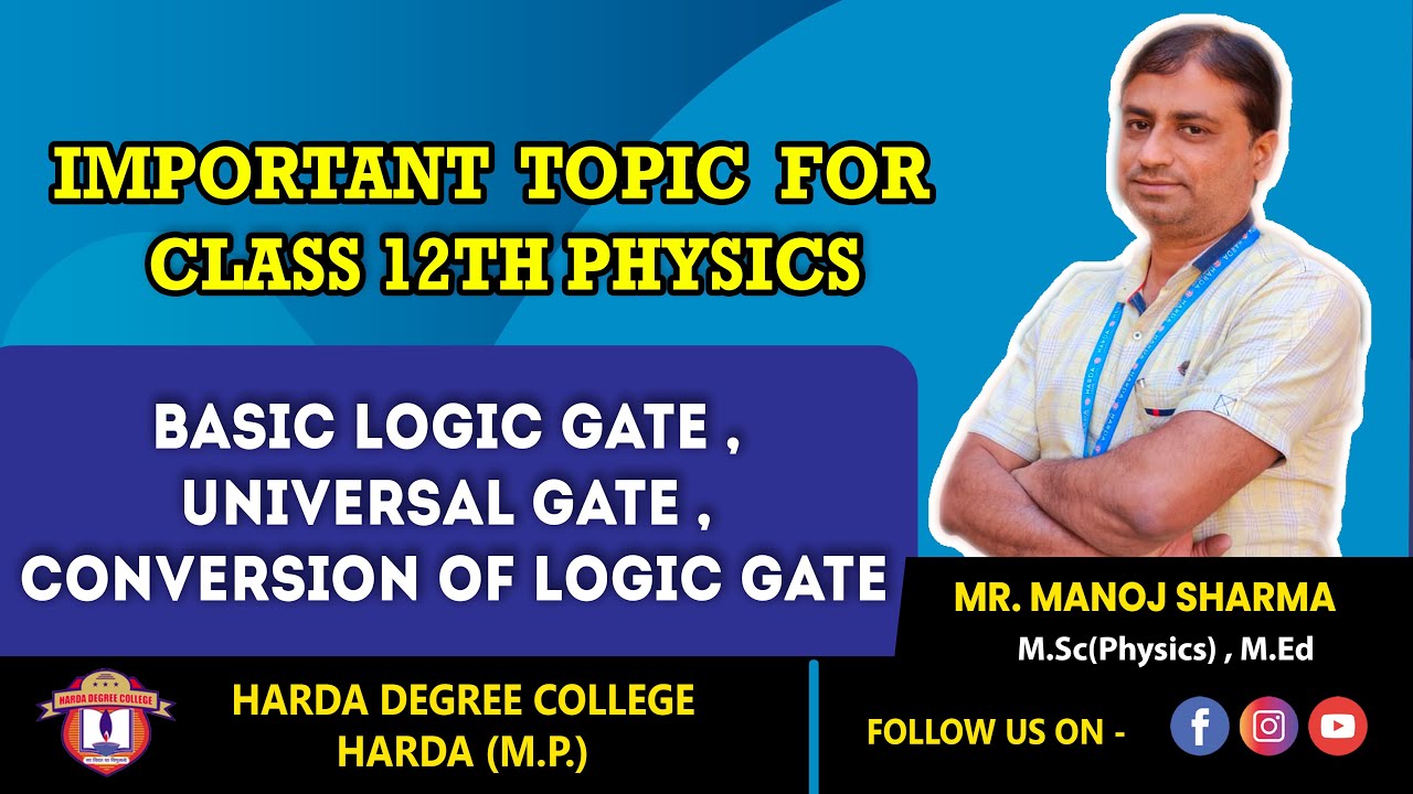 Basic Logic Gate,Universal Gate,Conversion Of Logic Gate | Electronic ...