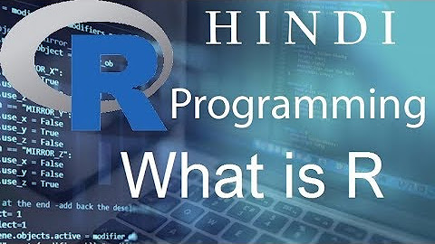 R programming language(Hindi) - YouTube
