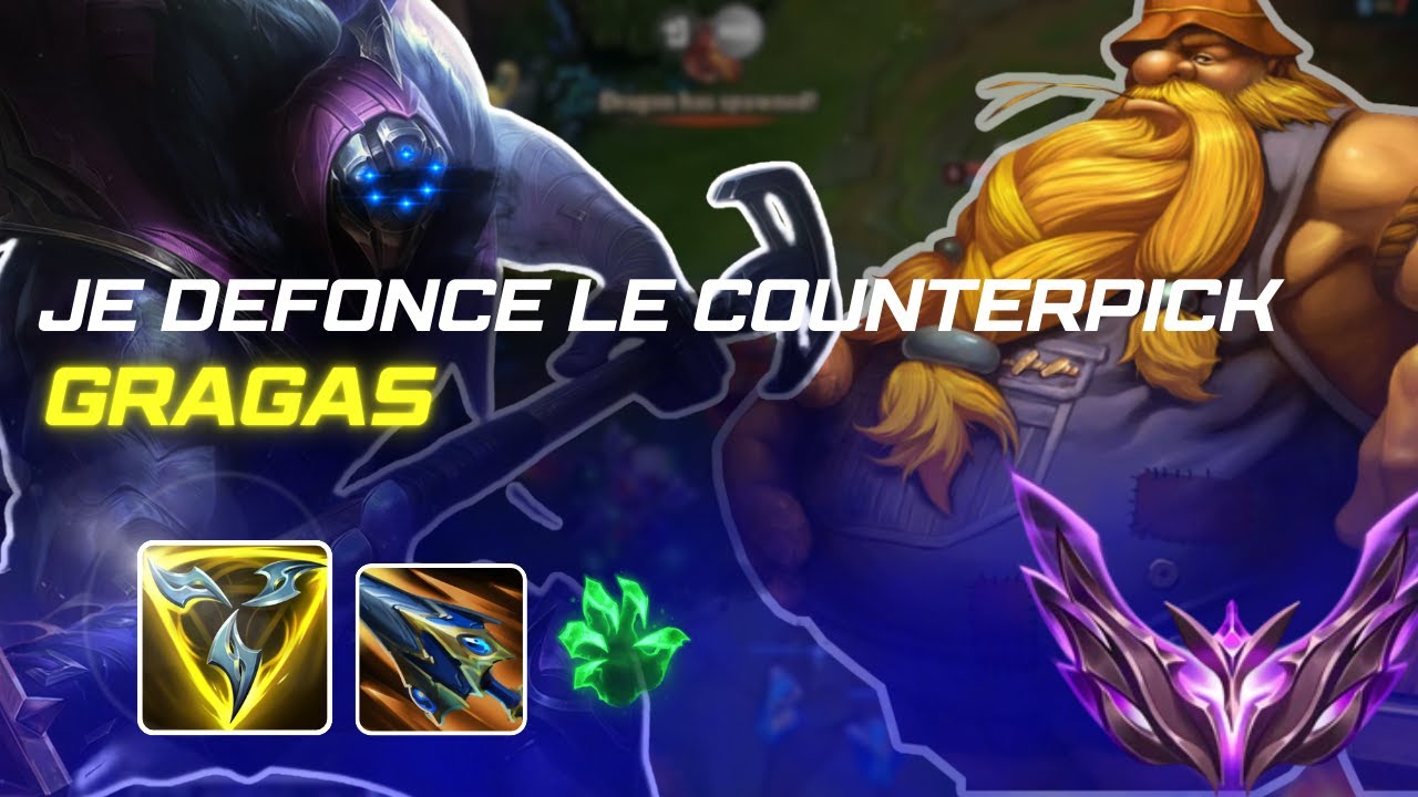 Comment DOMINER Gragas en Lane avec Jax ? - S15 Gameplay éducatif - YouTube