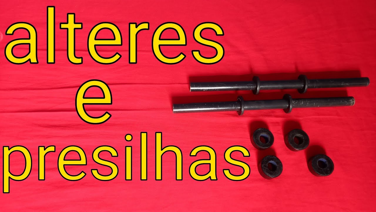 Como fazer halteres e presilhas caseira - YouTube