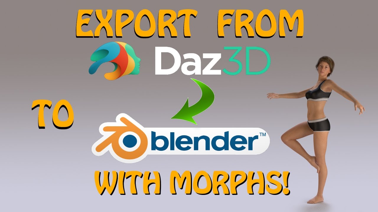 How to export daz models - baptheater