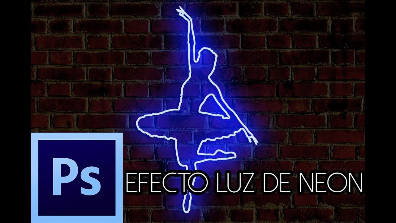 Photoshop - Efecto luz de neon - YouTube